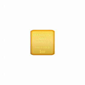 1oz Melbourne Mint Gold Cast Bar - Melbourne Mint
