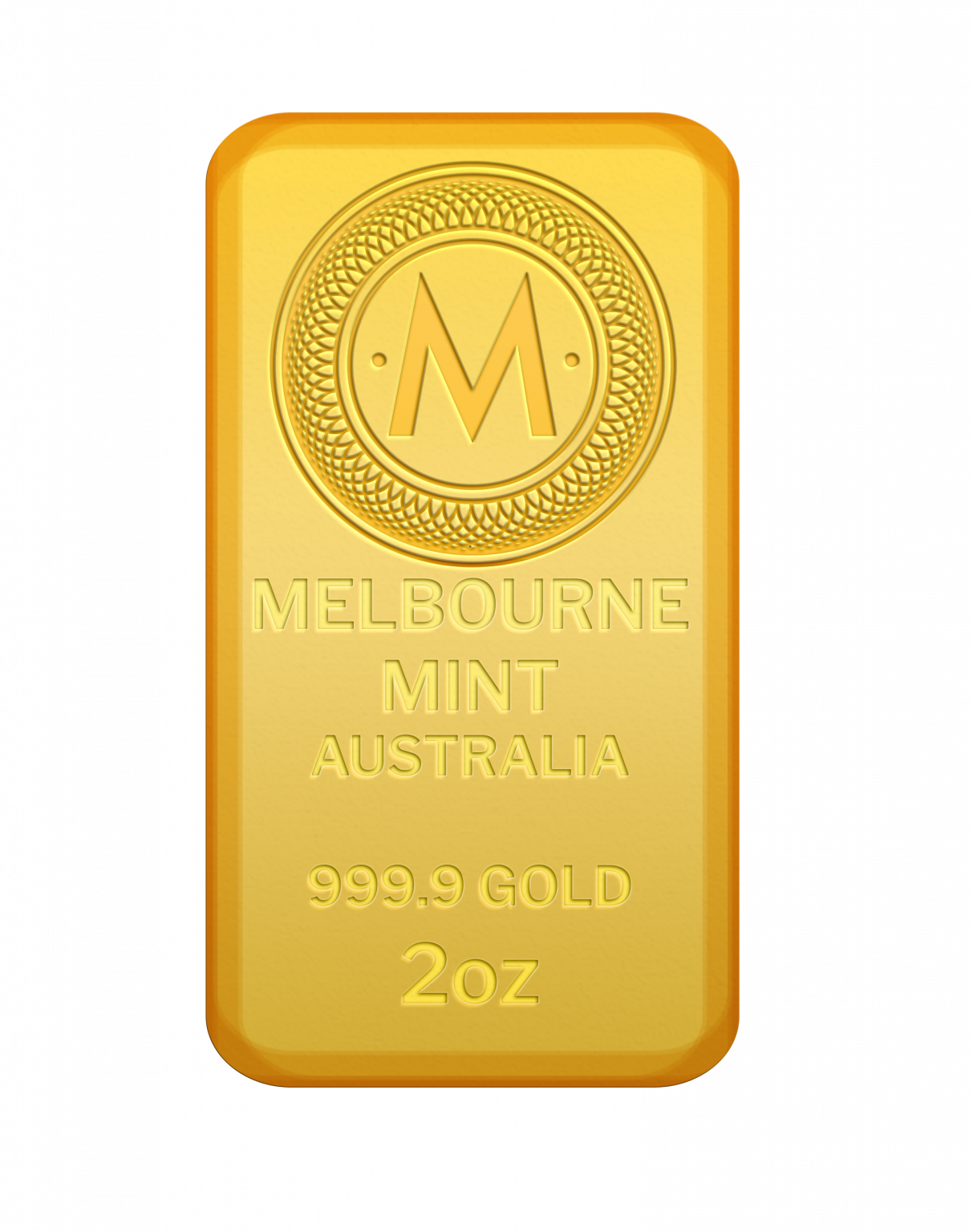 1oz Melbourne Mint Gold Cast Bar - Melbourne Mint