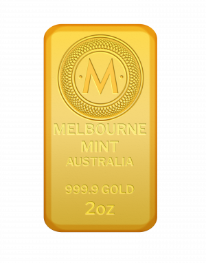 1oz Melbourne Mint Gold Cast Bar - Melbourne Mint