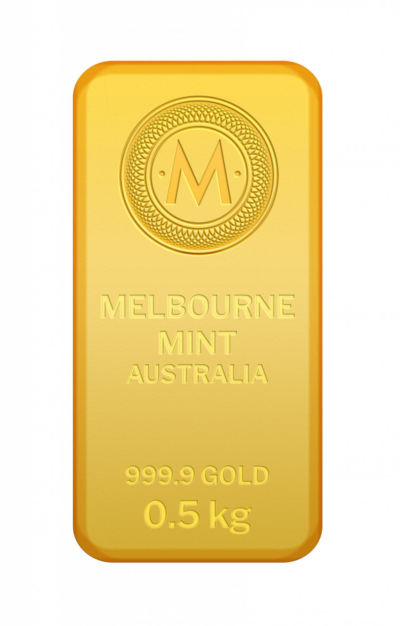 1oz Melbourne Mint Gold Cast Bar - Melbourne Mint