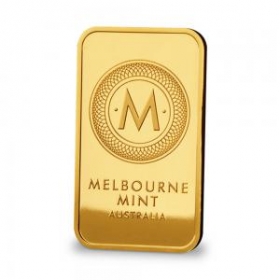 1oz Melbourne Mint Gold Minted Bar - Melbourne Mint
